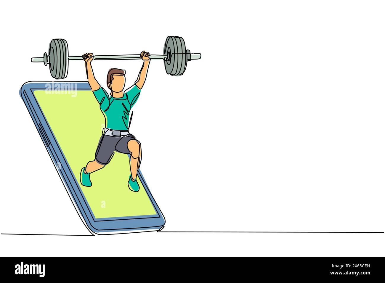 Adult bodybuilder doing heavy Stock Vector Images - Alamy