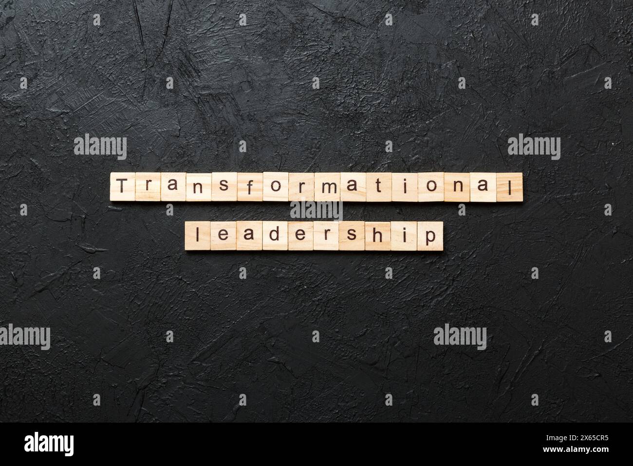 transformation leadership word written on wood block. transformation ...