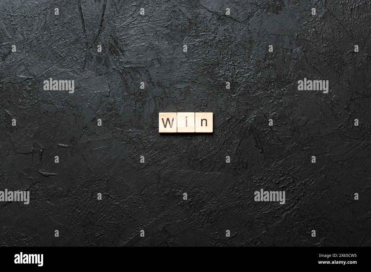 WHY word written on wood block. WHY text on cement table for your ...