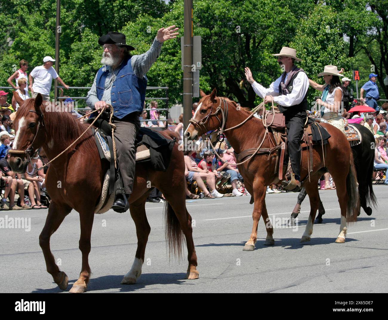 INDIANAPOLIS, IN, USA-MAY 23,2009:Unidentified Cowboys and Cowgirl ...