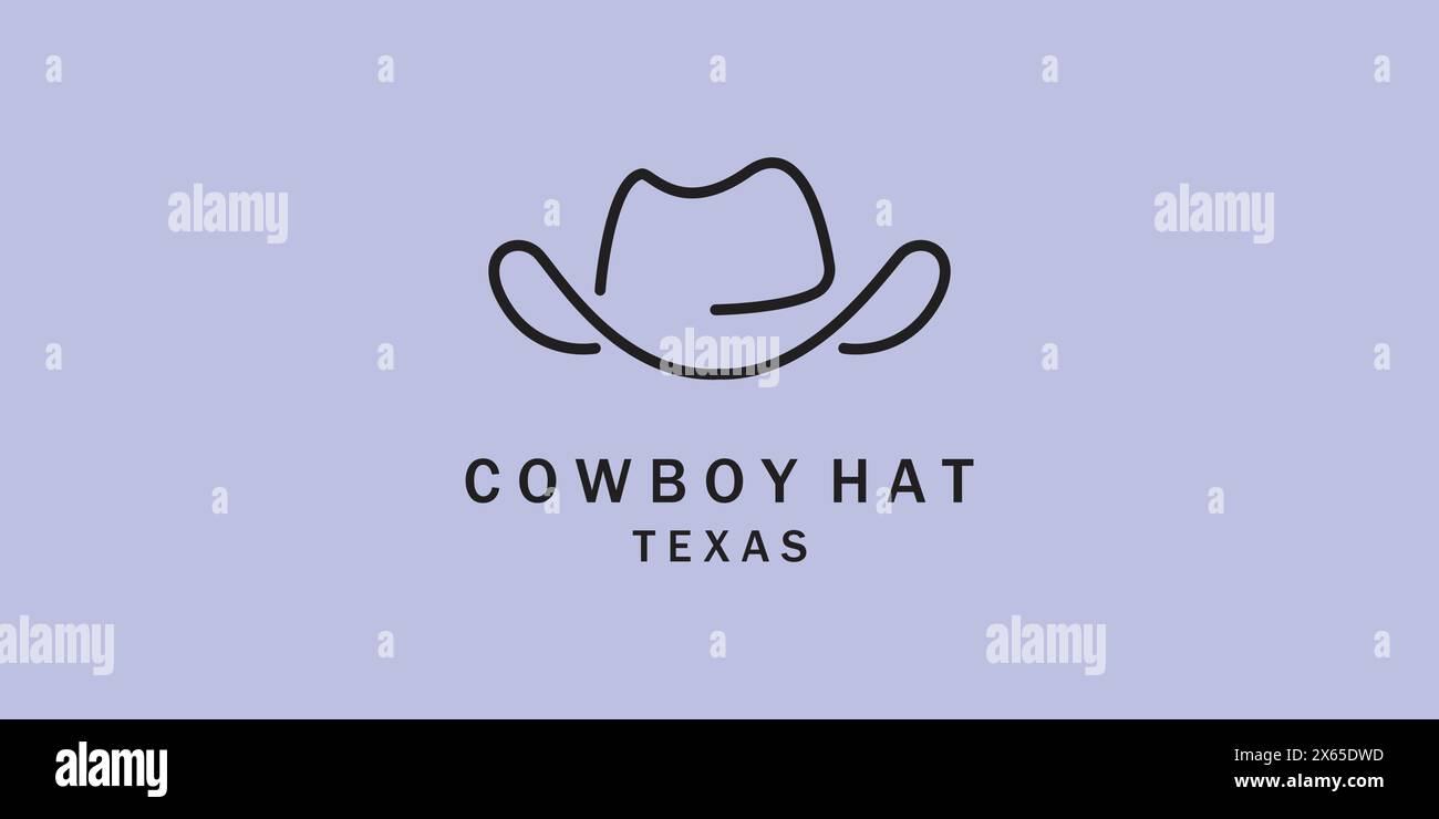 Sheriff man hat line Stock Vector Images - Alamy