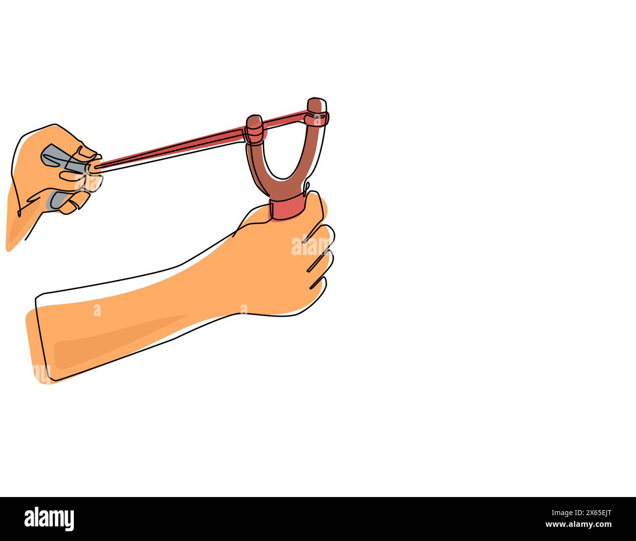 Catapult one Stock Vector Images - Alamy