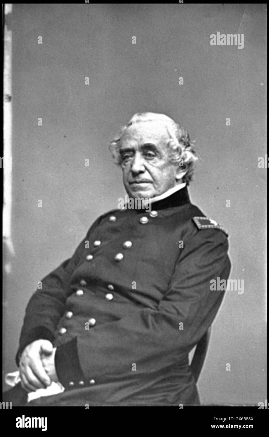Portrait of Brig. Gen. Joseph G. Totten, Chief, Corps of Engineers ...