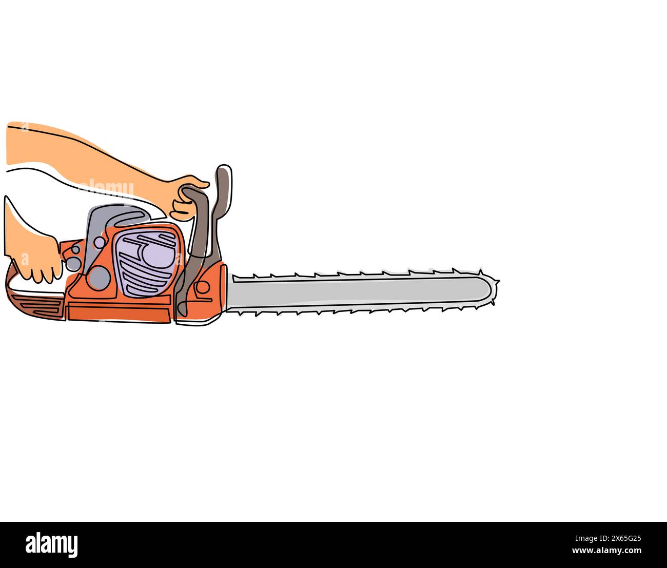 Hand saw drawing hi-res stock photography and images - Alamy