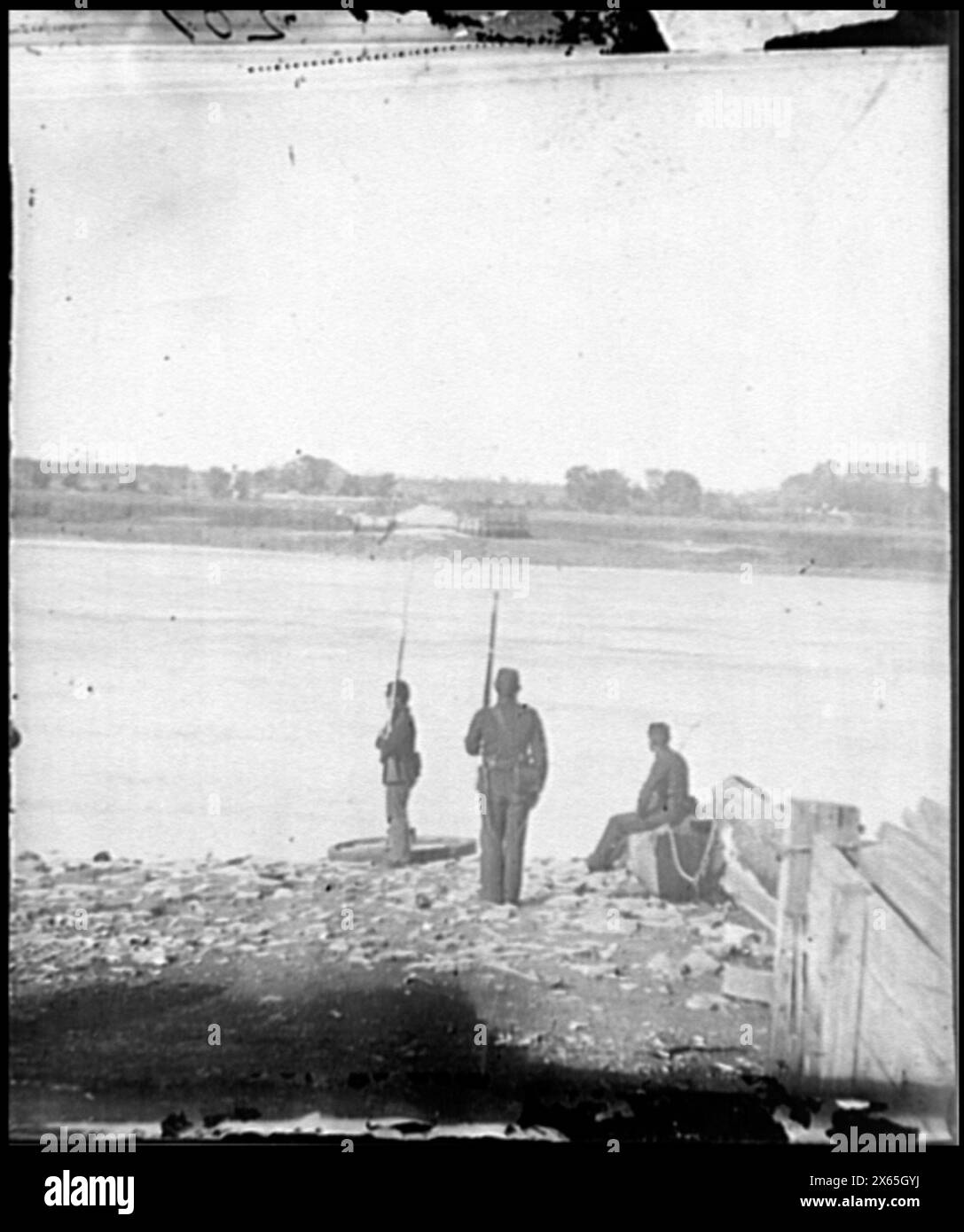 Port Royal Island, S.C. Coosaw Ferry; battleground of January 1, 1862 ...