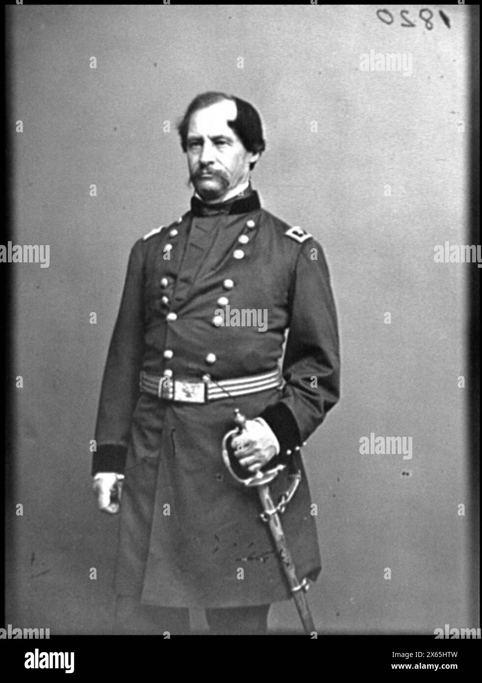 Portrait of Maj. Gen. David Hunter, officer of the Federal Army, Civil ...