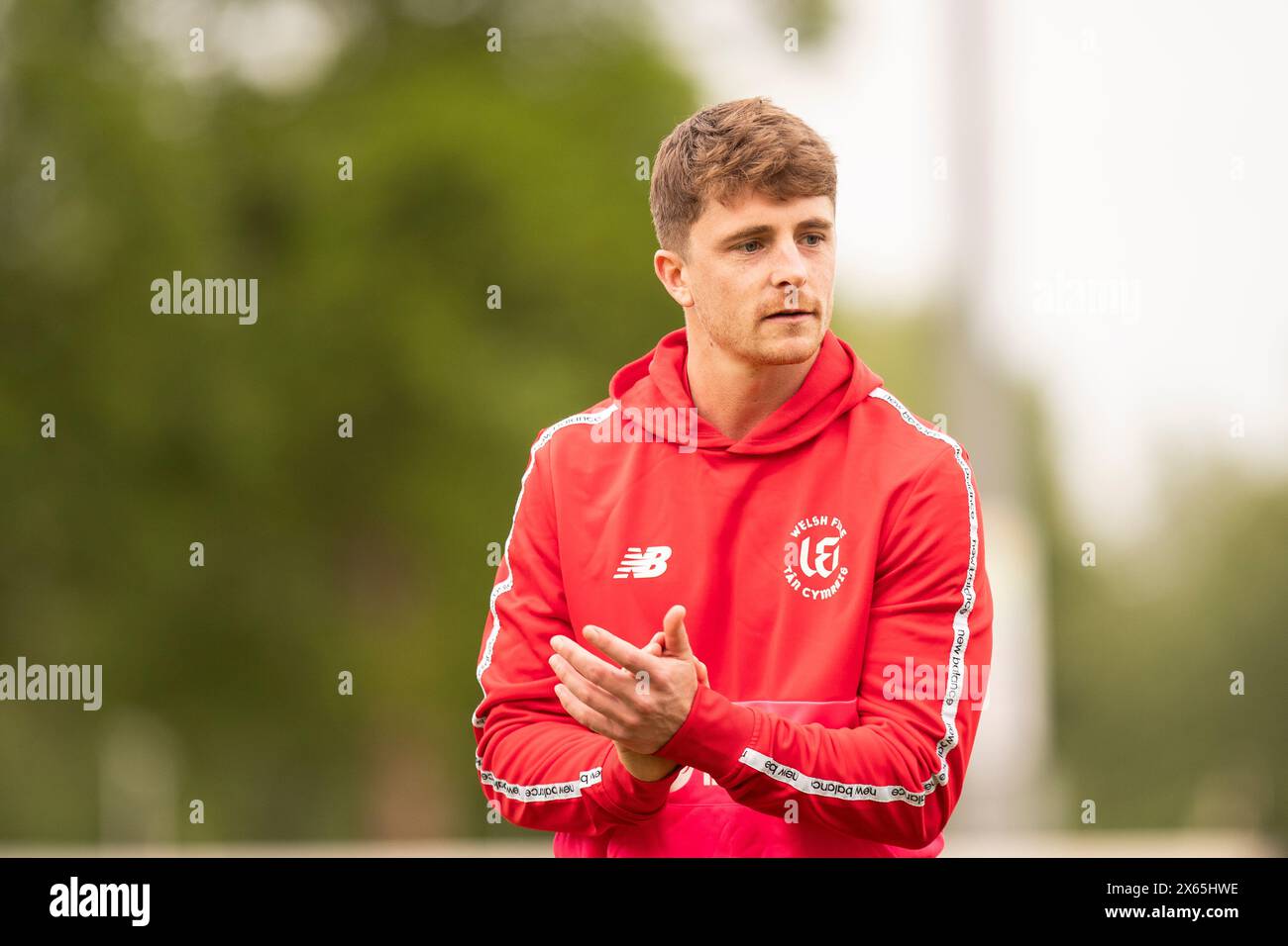 Welsh Fire cricket captain Tom Abell at Sophia Gardens Cricket Ground ...