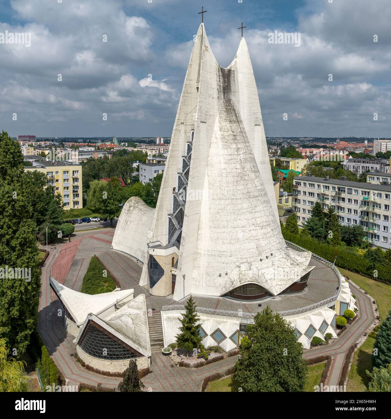Church of Divine Mercy, Kalisz, Poland Stock Photo - Alamy