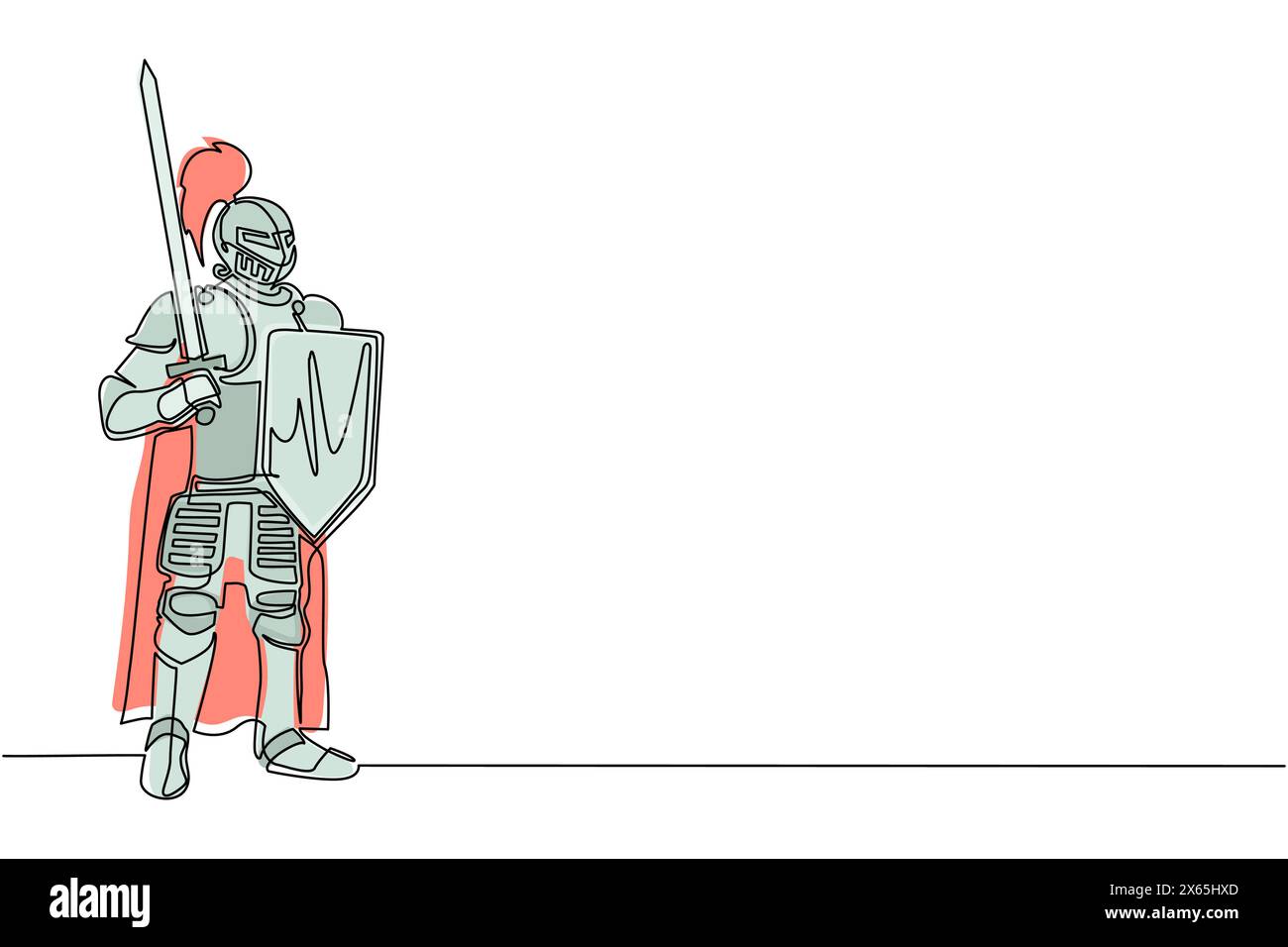 Raised sword Stock Vector Images - Alamy