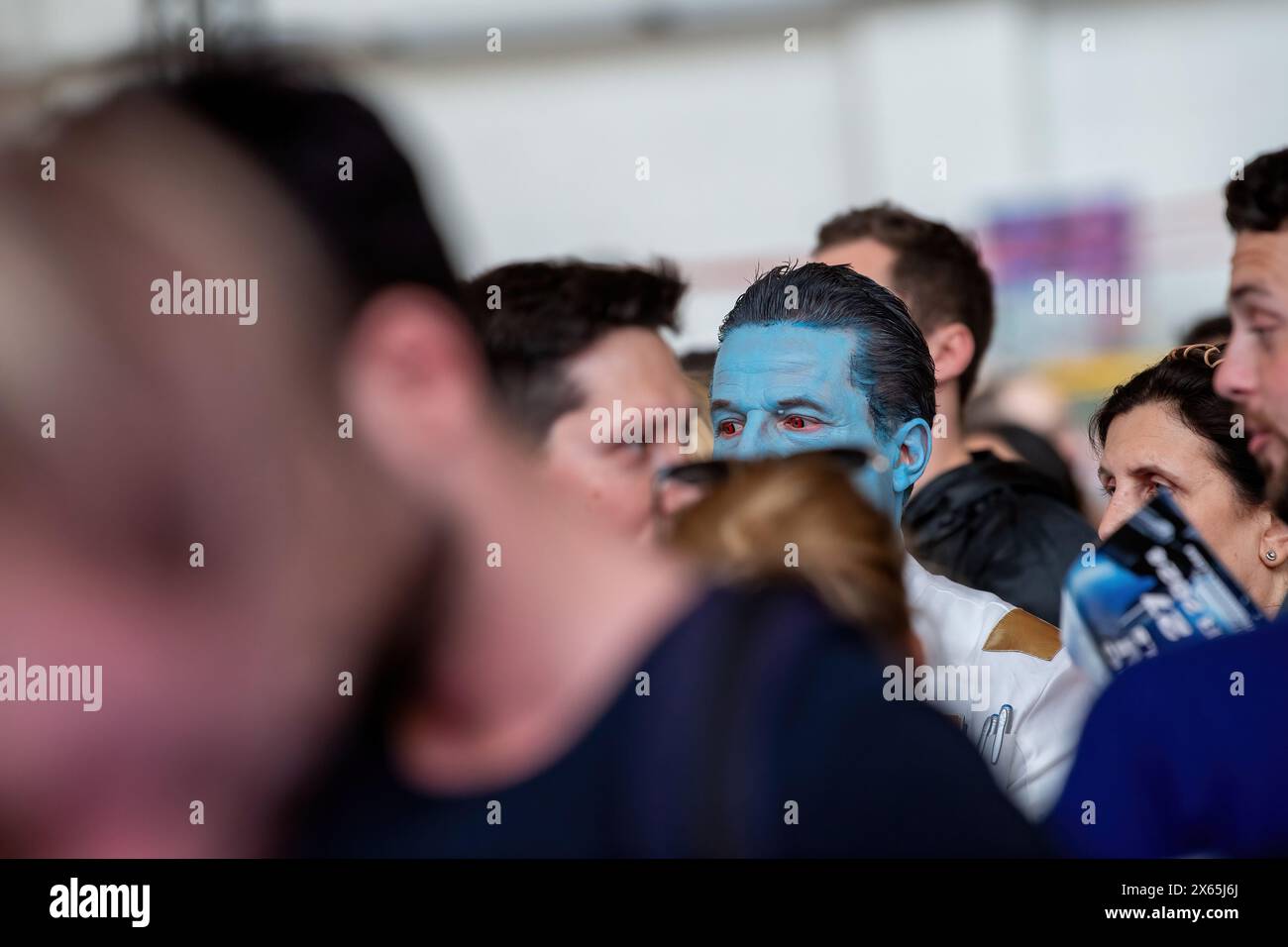 A Cosplayer dressed as Grand Admiral Thrawn from Star Wars Ahsoka is ...