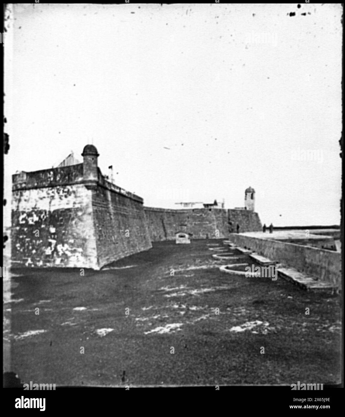 Saint Augustine, Fla. Bastions of Fort Marion, Civil War Photographs ...