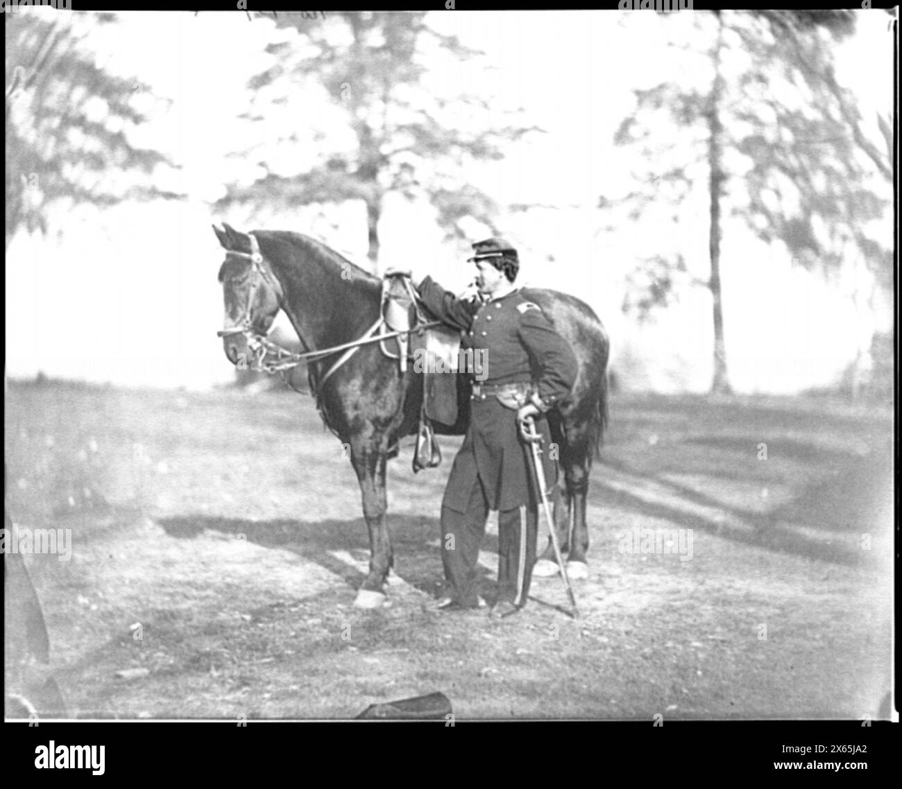 Brandy Station, Va. Lt. Col. Orson H. Hart, A.A.G. of 3d Corps, and ...