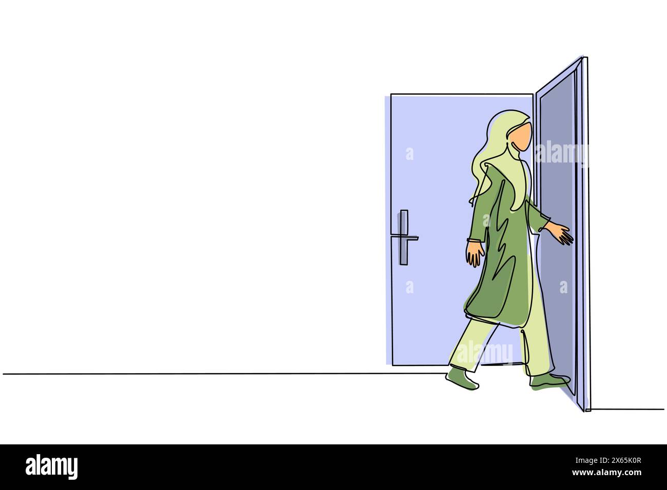 Confident arab woman Stock Vector Images - Alamy