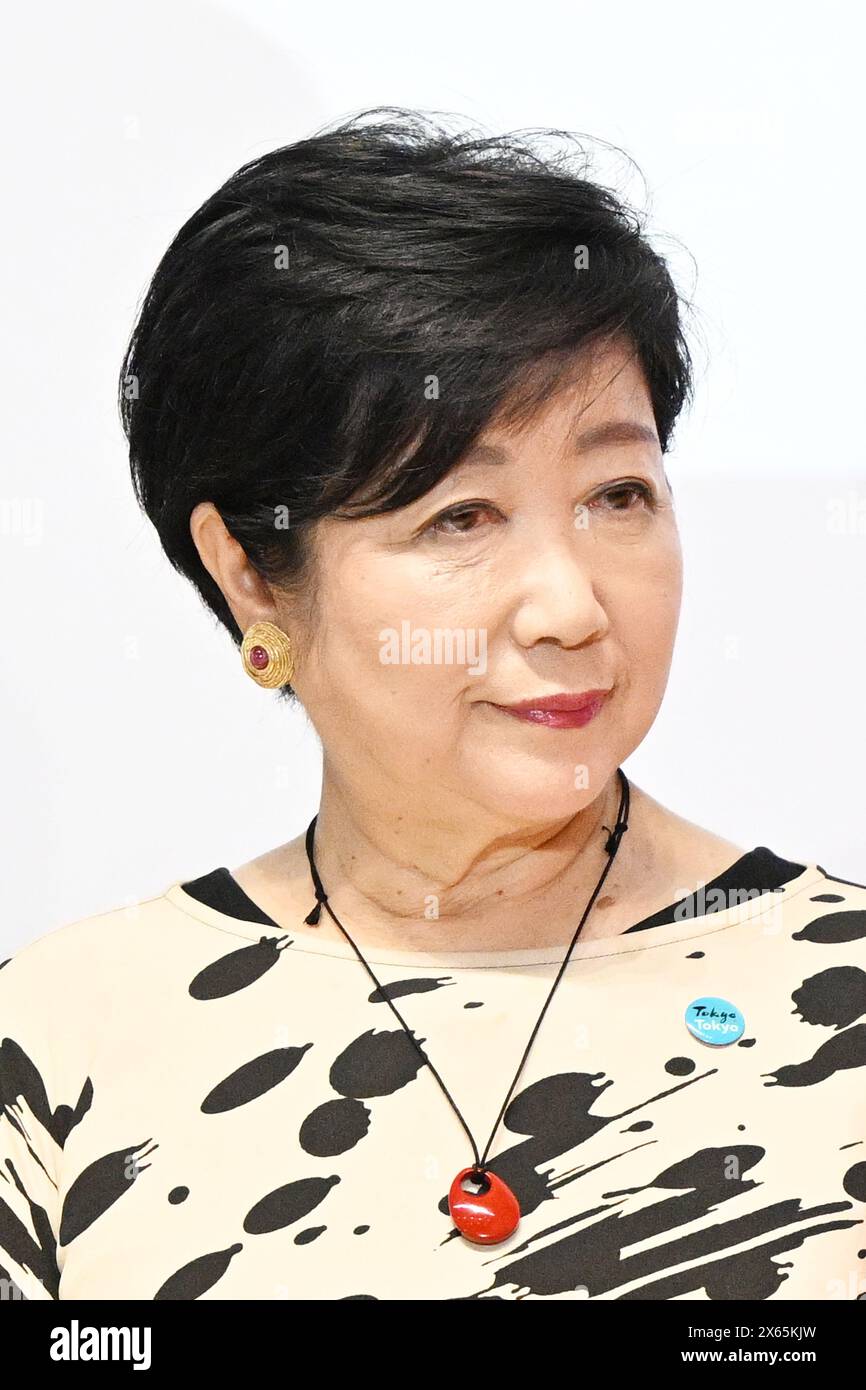 Yuriko Koike, MAY 13, 2024 - Athletics : Press conference of ...