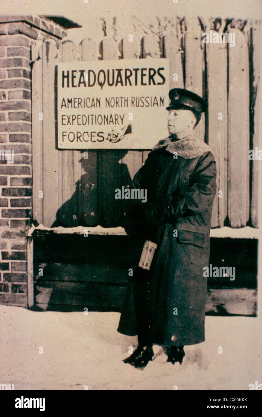 Headquarters of the American North Russian Expeditionary Forces ...