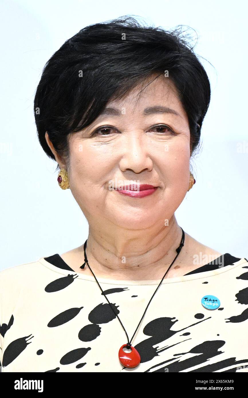 Yuriko Koike, MAY 13, 2024 - Athletics : Press conference of ...