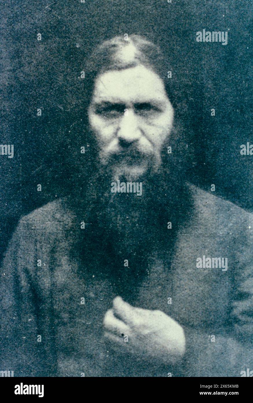 Russian monk Grigori Efimovich Rasputin, 1915 Stock Photo - Alamy