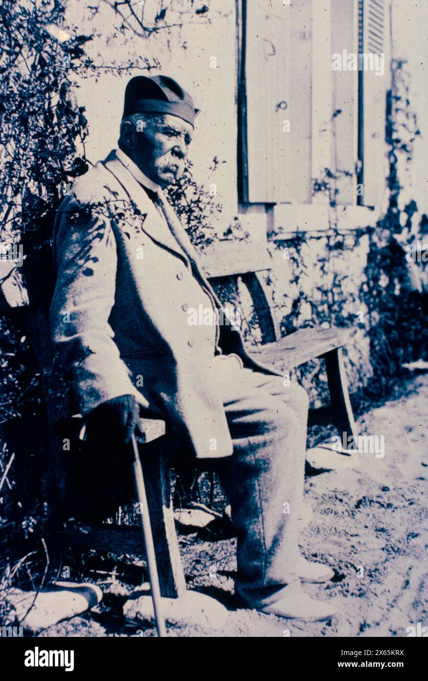 French Premier Georges Clemenceau in retirement, France 1920s Stock ...
