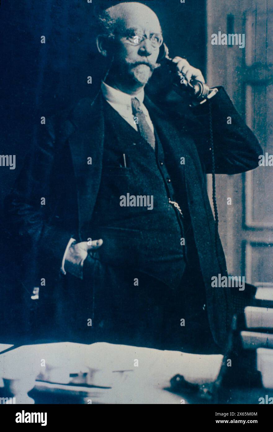 German first Chancellor of the Weimar Republic Philipp Scheidemann ...