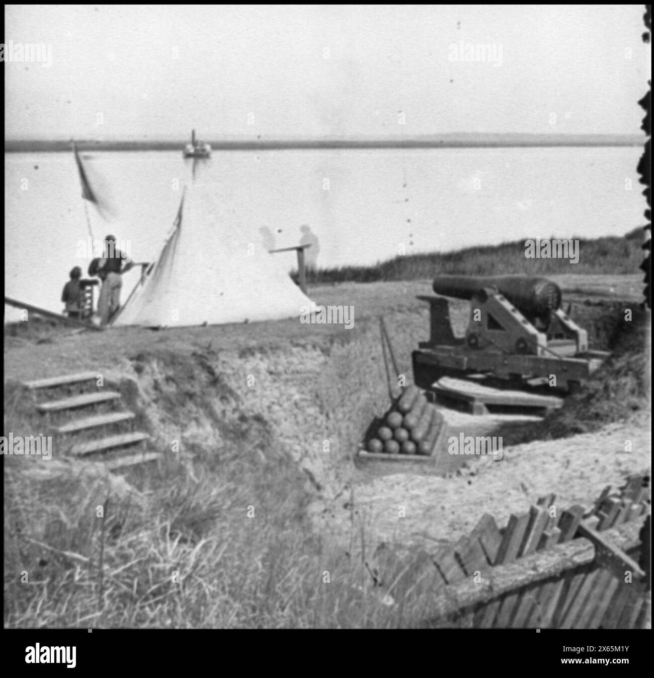 Savannah, Ga., vicinity. Signal station on the Ogeechee at Fort ...