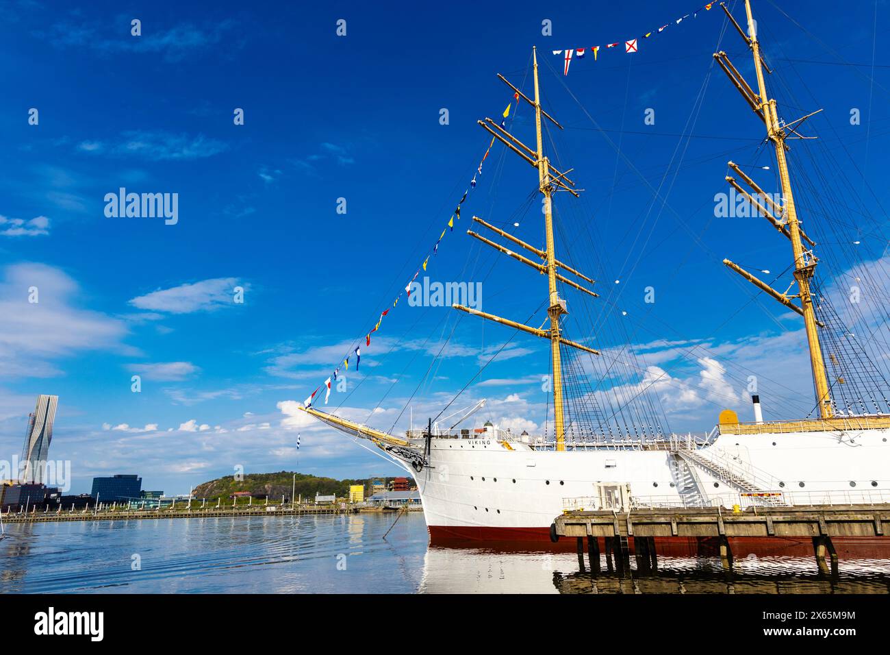 1907 sailing ship Barken Viking permanently anchord and serving as a ...