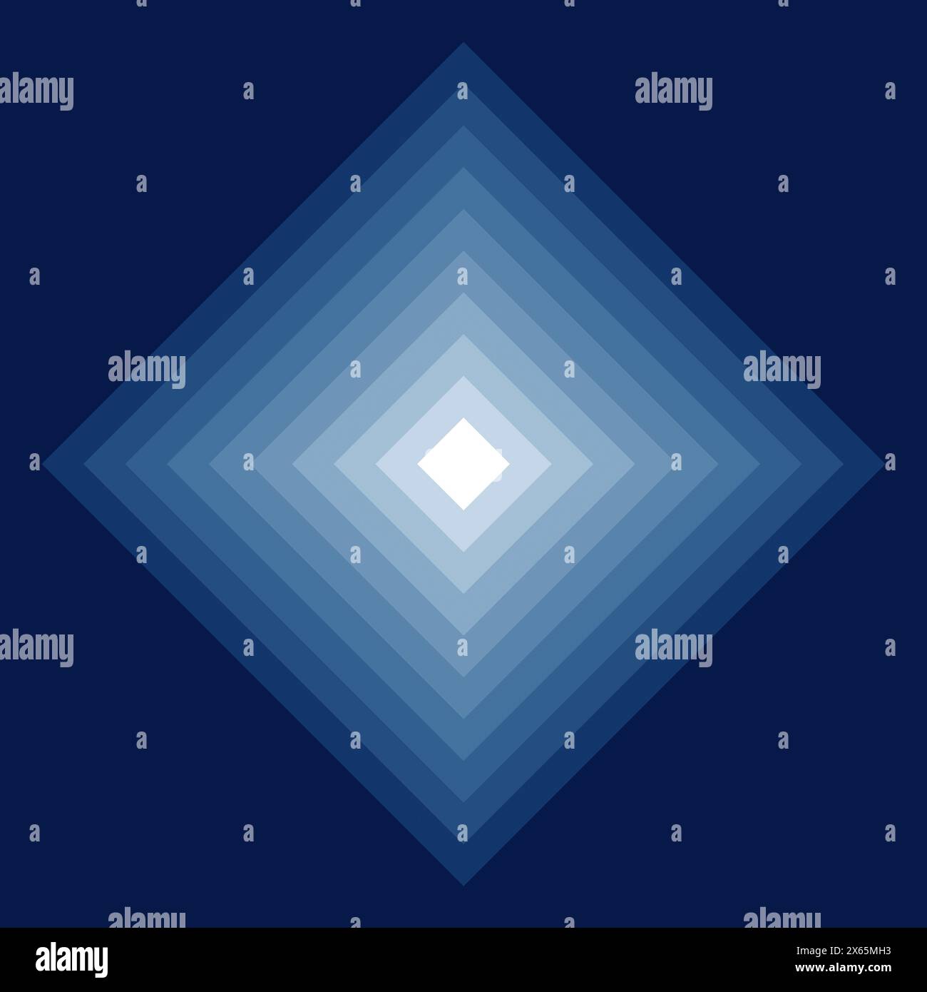 Illustration of Gradient Deep Blue Abstract 3D Square Diamond Shaped ...