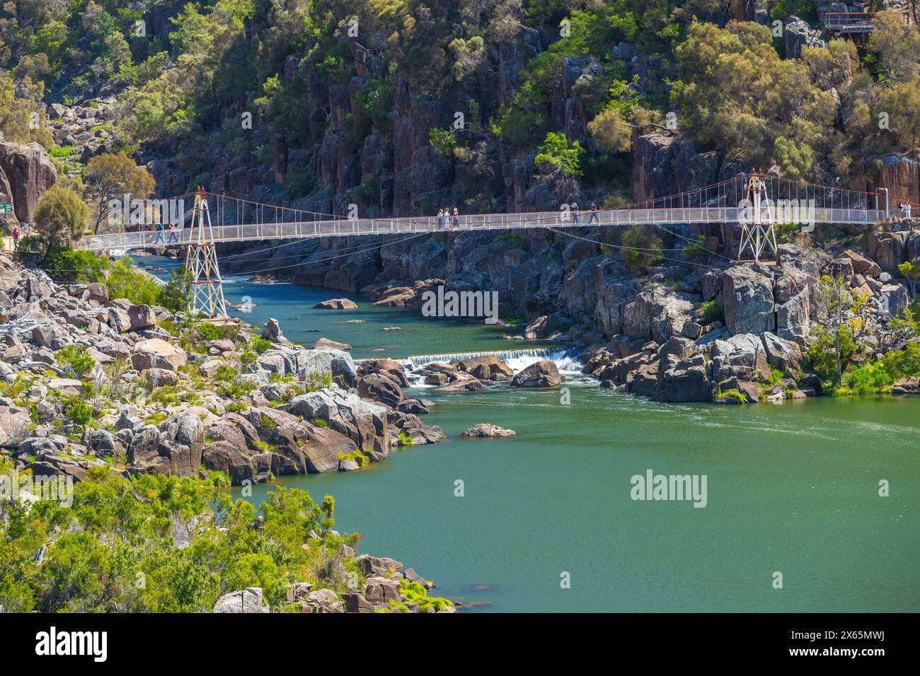 Cataract Gorge and the Alexandra Suspension Bridge in Launceston ...