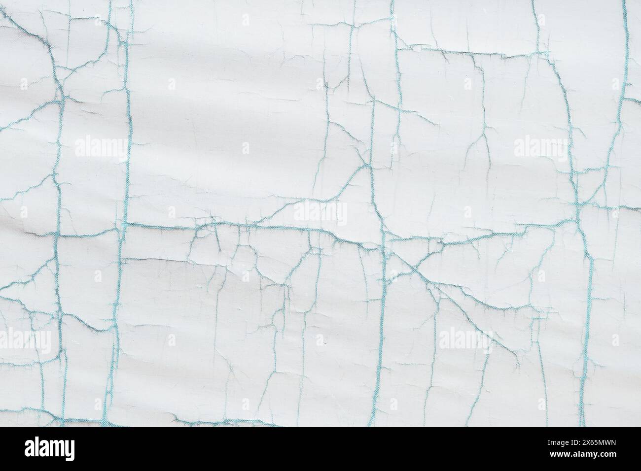 Worn white tarp texture as background and copy space Stock Photo - Alamy