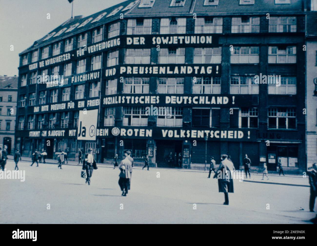 The Karl Liebknecht building in Berlin, headquarters of the German ...