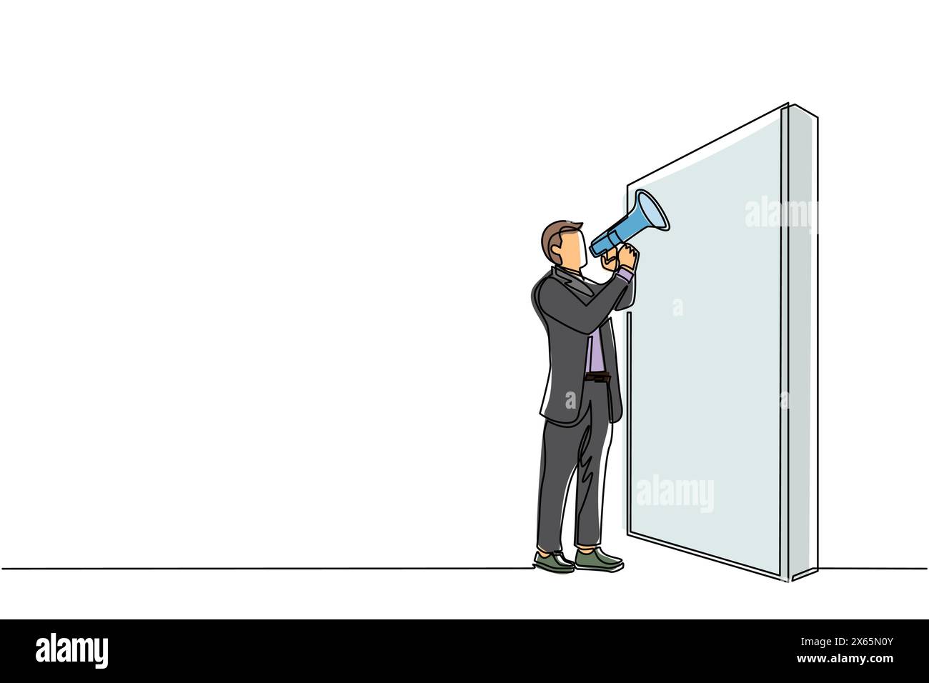 Talking standing man in Stock Vector Images - Alamy