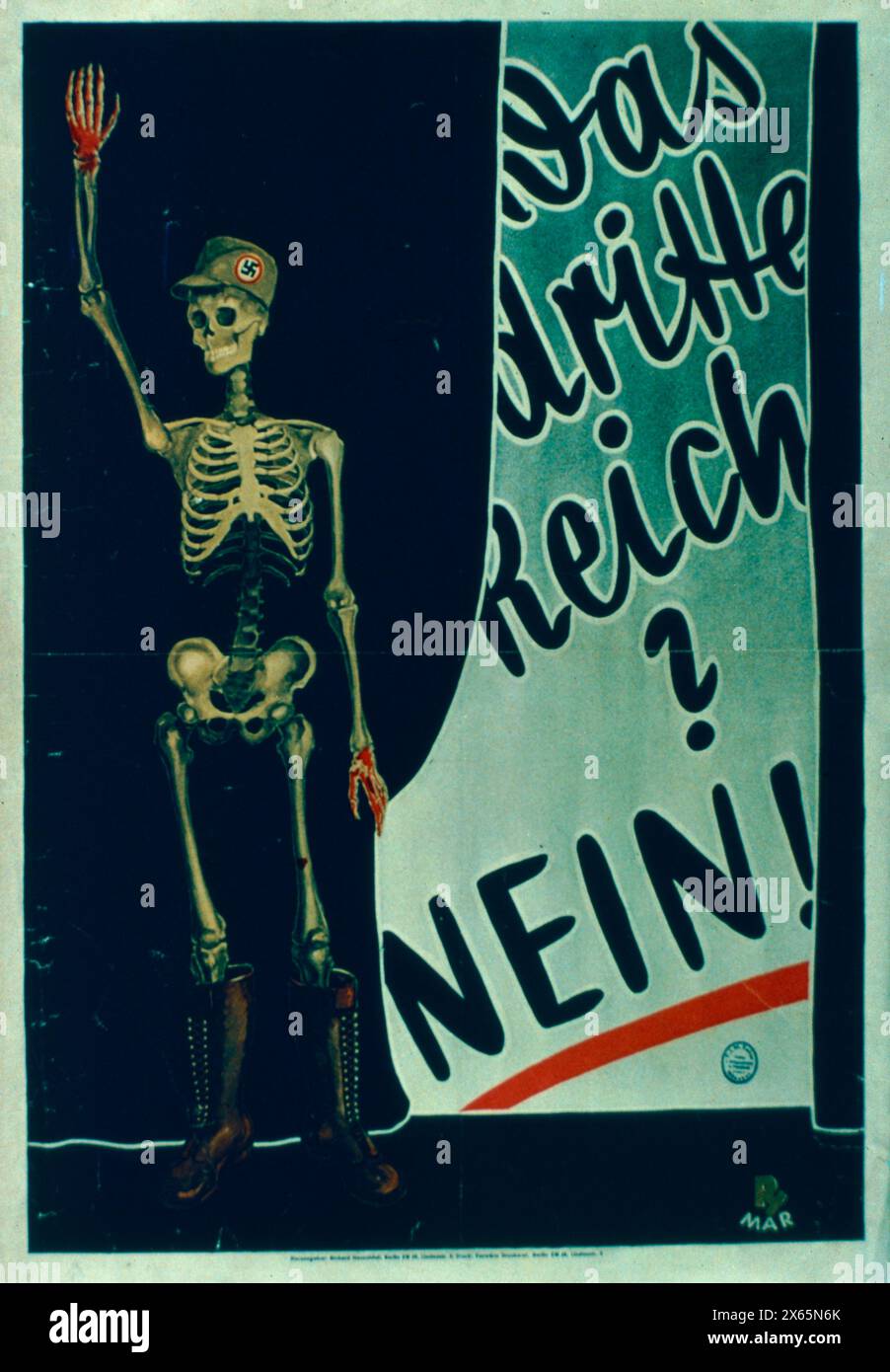 A Third Reich? No!, German anti-Nazi Party presidential election ...