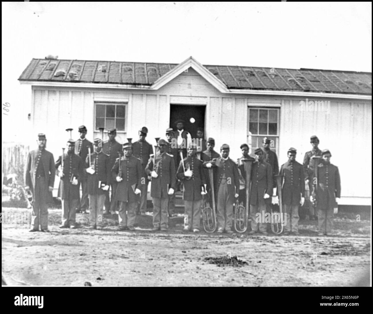 Arlington, Va. Band of 107th U.S. Colored Infantry at Fort Corcoran ...