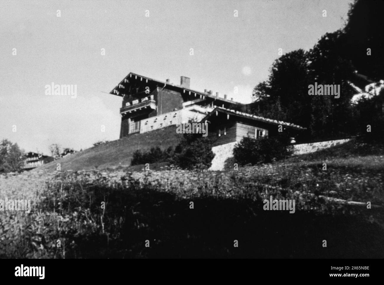 The Berghof, Hitler's villa in the Bavarian Alps, Germany 1930s Stock ...