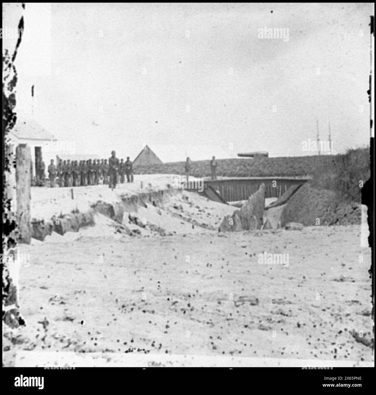 Hilton Head, S.C. Rear view of Fort Walker, Civil War Photographs 1861 ...