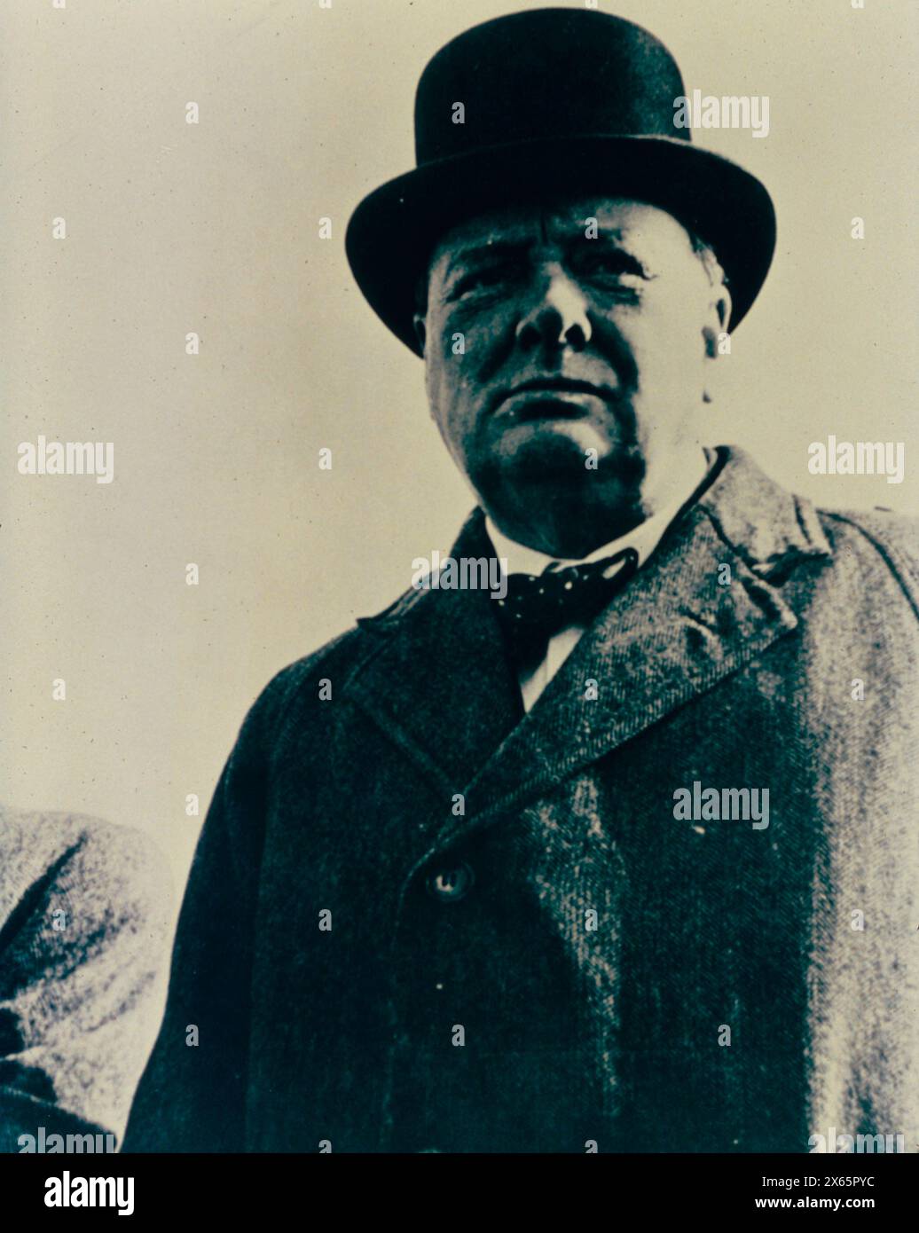 English soldier and politician Sir Winston Churchill, Britain 1942 ...