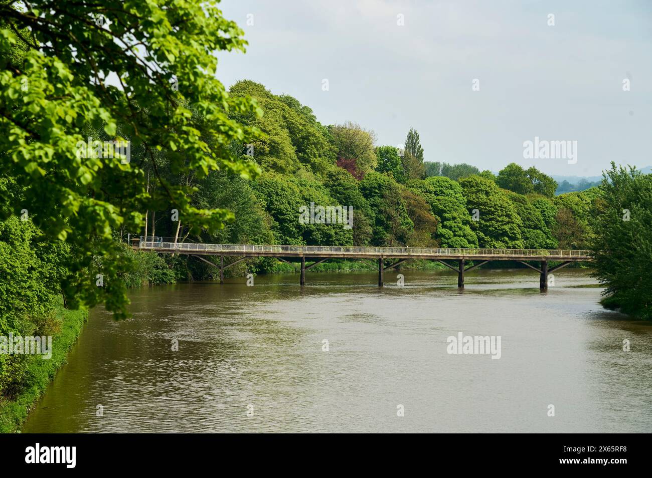 The old tram bridge over the River Ribble at Preston(1802) unsafe and ...