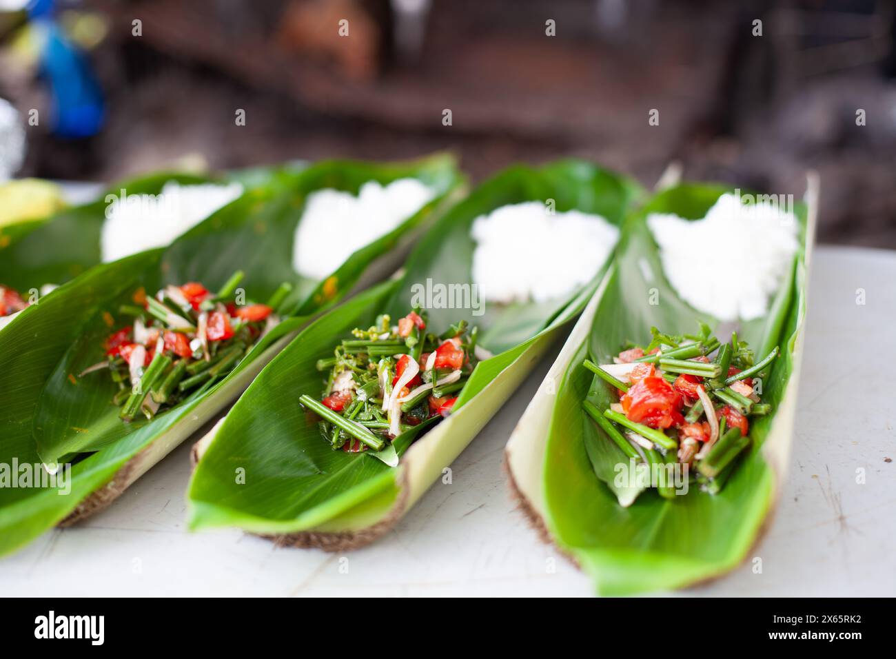 Street food in Hawaii on the road to Hana, Maui Stock Photo - Alamy