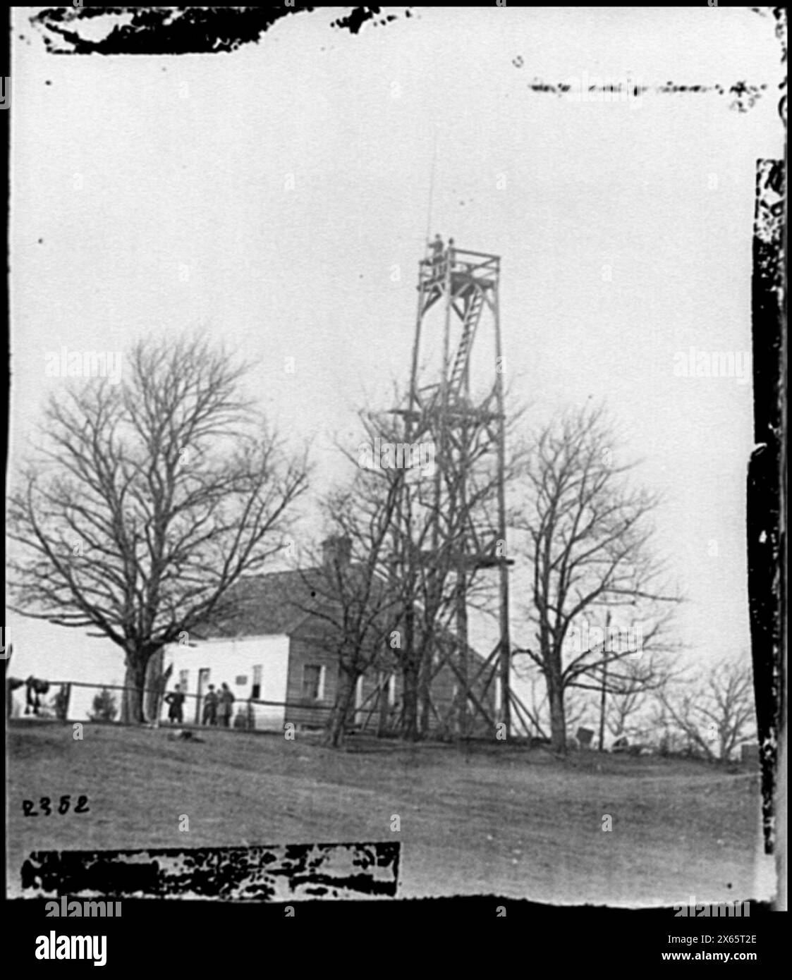 Petersburg, Va. Signal tower at 14th New York Heavy Artillery ...