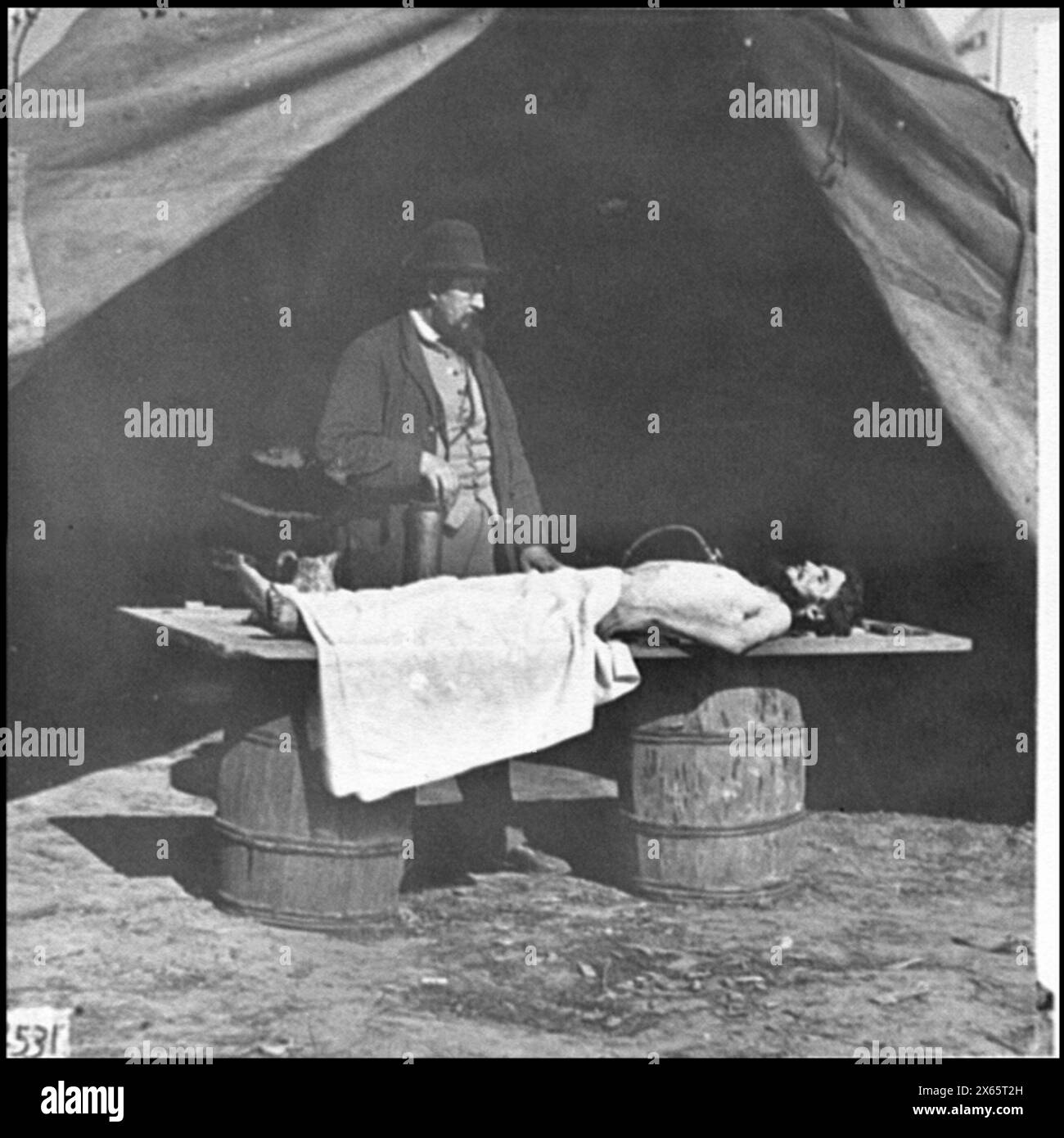 Dr. Richard Burr, an embalming surgeon in the Army of the James ...
