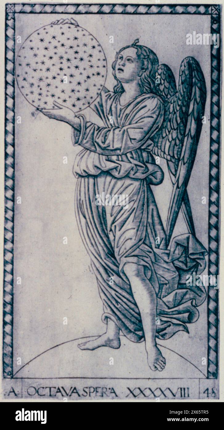 The eight sphere of the universe, illustration by The Master of the ...