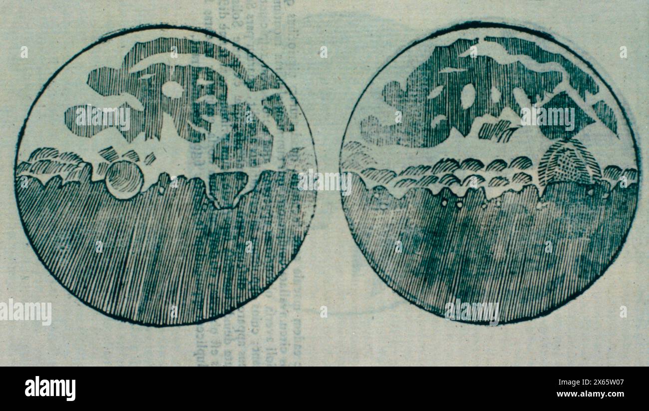 Irregularities on the surface of the moon as observed by Galileo in ...