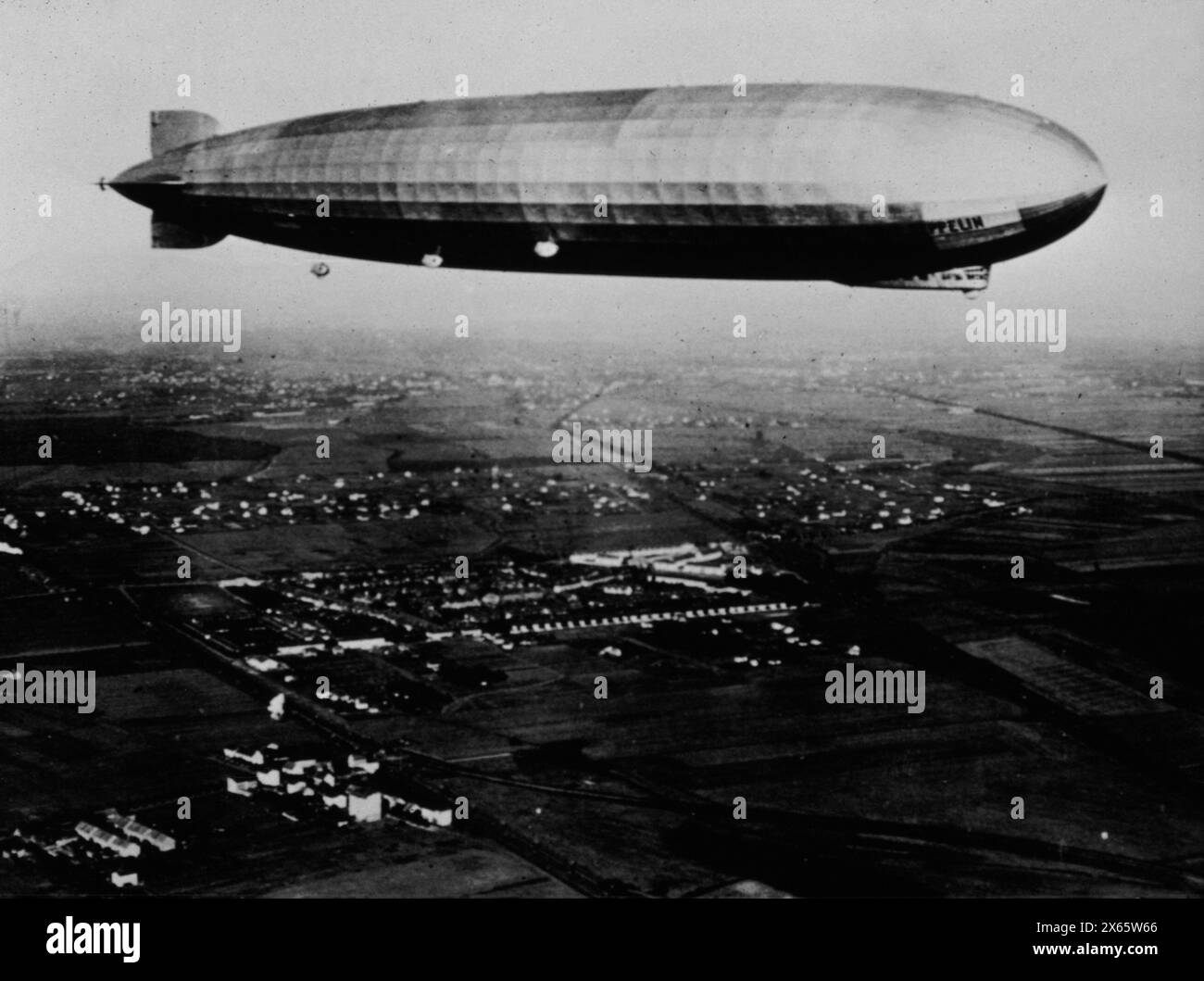 Graf Zeppelin, or LZ-127, first commercial dirigibile, Germany 1930s ...