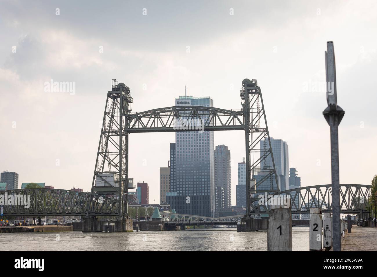 Old elevator bridge (1927), out of order, now a monument in the city of ...