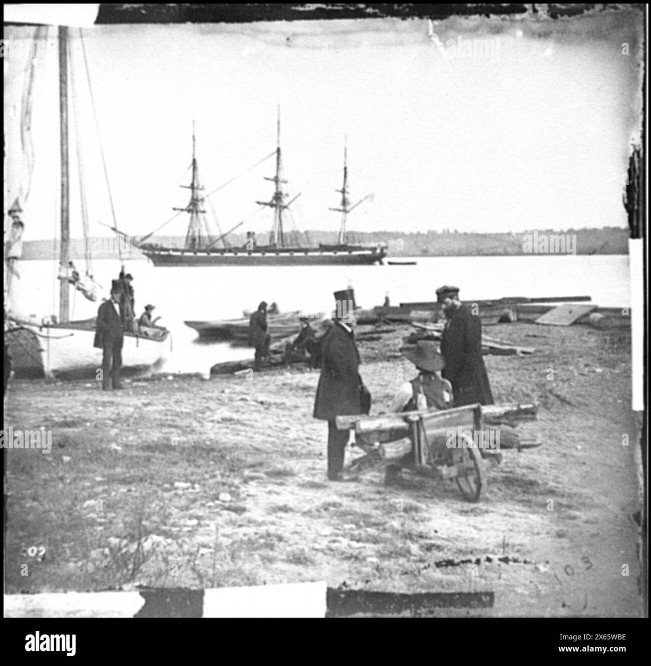 Alexandria, Va. Steam frigate Pensacola, Civil War Photographs 1861 ...