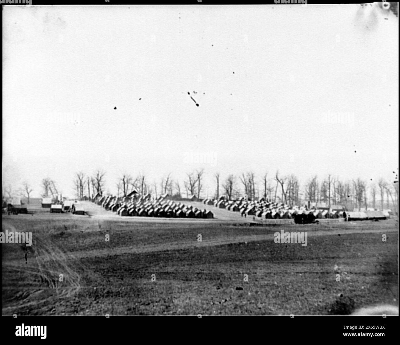 Brandy Station, Va. General view of 6th New York Artillery encampment ...