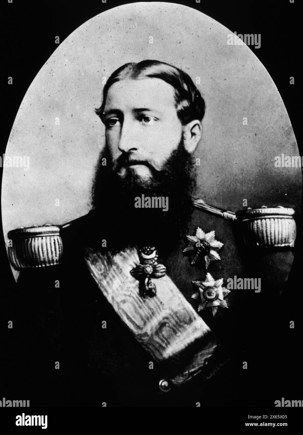 Portrait of Leopold II, king of Belgium, 1900s Stock Photo - Alamy