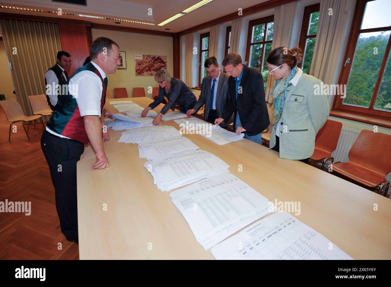 the counting of paper ballot votes in a democratic election counting of ...