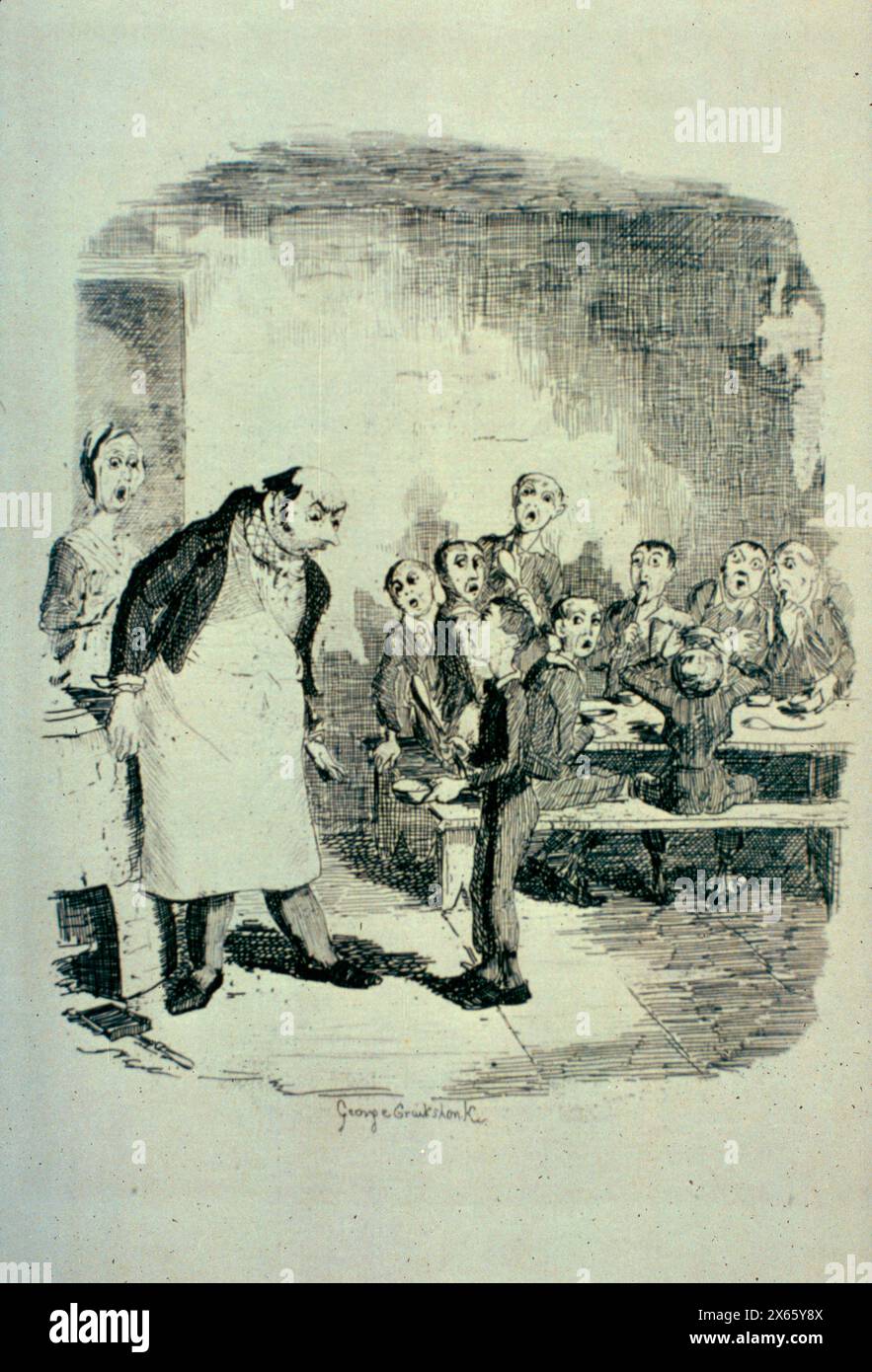 Oliver twist illustration hi-res stock photography and images - Alamy