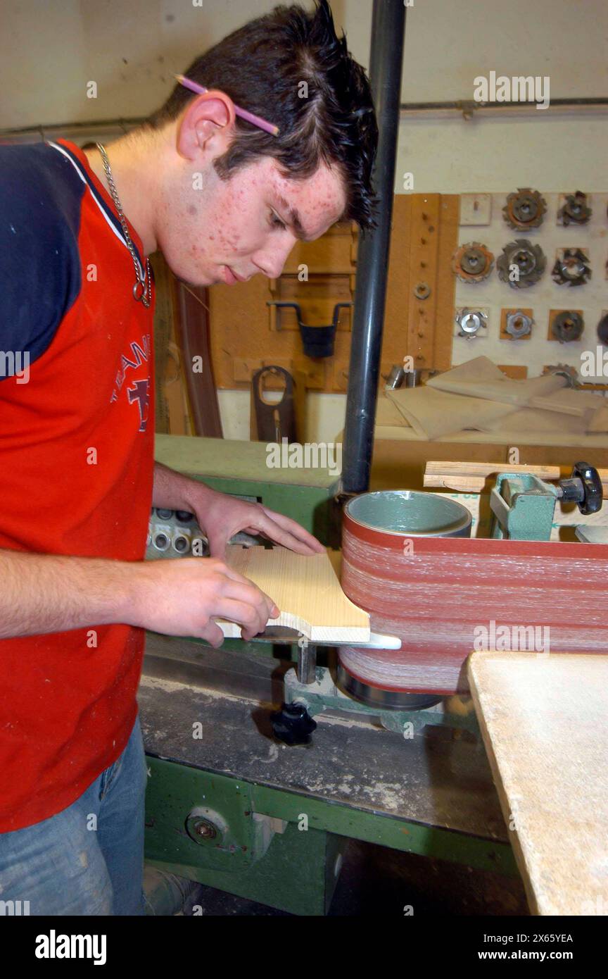 carpenter a craftsman who works with wood and processes it working in a ...