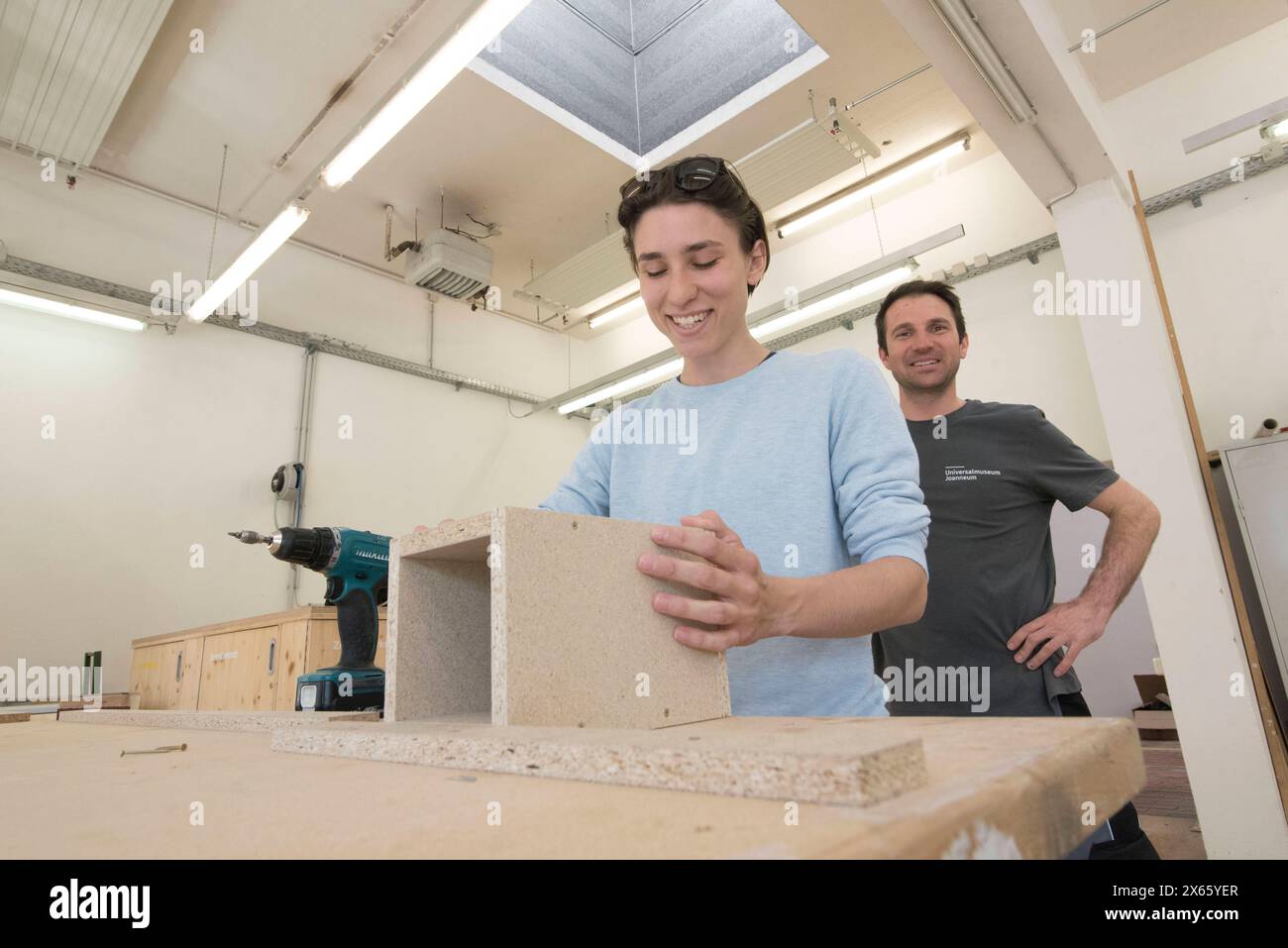 carpenter a craftsman who works with wood and processes it working in a ...